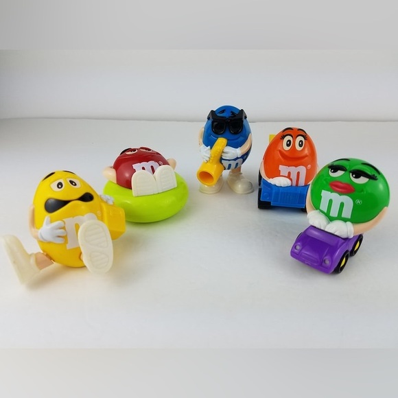 burger king | Toys | Burger King Toy M M Candy And Dispenser Complete Vintage Set Of 5 | Poshmark
